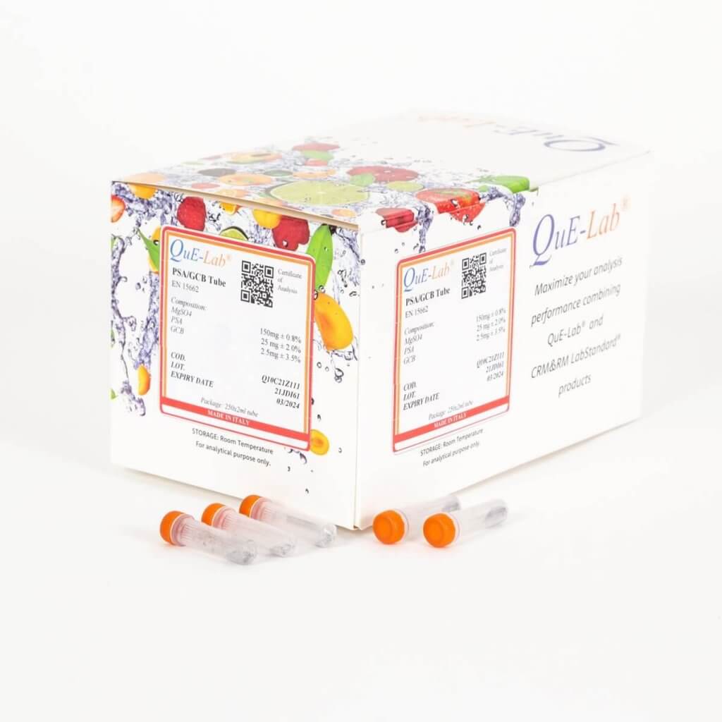 QuE-Lab® – Kit Clean-up EN 15662:2018 dSPE – 150mg MgSO₄, 25mg PSA 2 ...