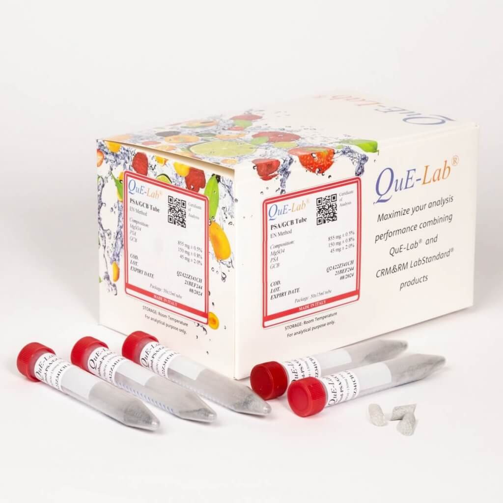 QuE-Lab® – Kit Clean-up EN 15662:2018 dSPE – 900mg MgSO₄, 150mg PSA ...